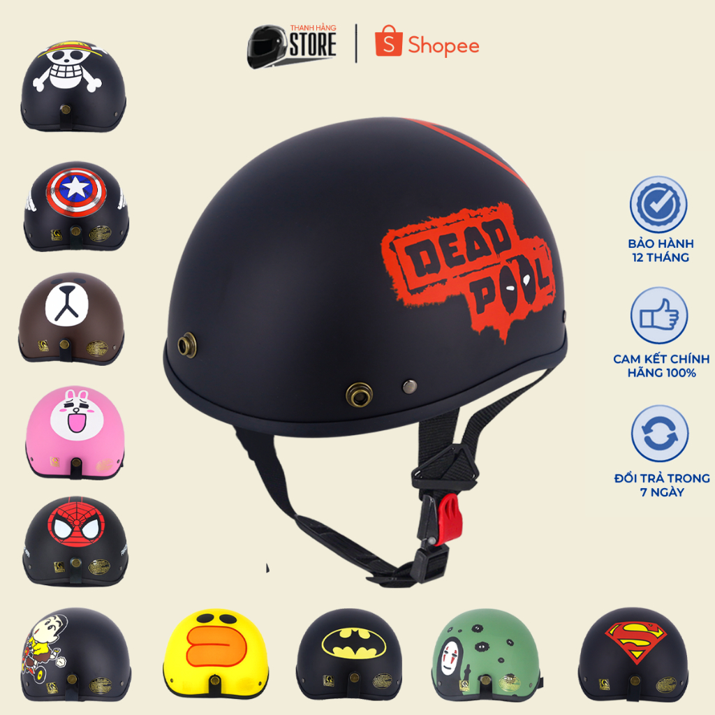 Faceless Half Head Helmet, Captain, Batman - High Quality - Free Blade ...