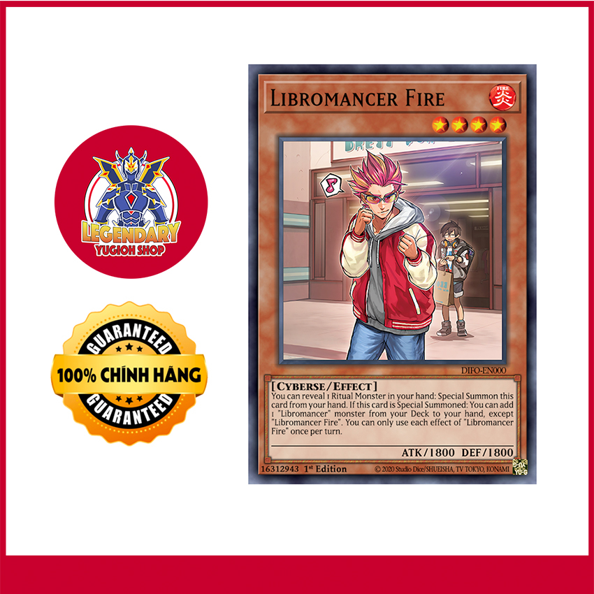 [Original Yugioh Card] Libromancer Fire | Shopee Malaysia
