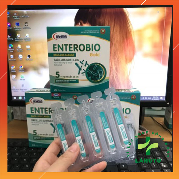 Digestive enzyme probiotic ENTEROBIO GOLD + zinc supplement 5 billion ...