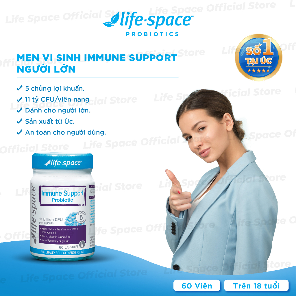 [M'SMARTY] - Lifespace Immune Support Probiotics Enhance Immunity, Supplement Probiotics ...