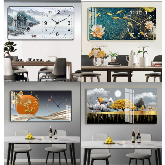 Wall Clock With Feng Shui Motifs To Adorn Beautiful Floating Needles ...