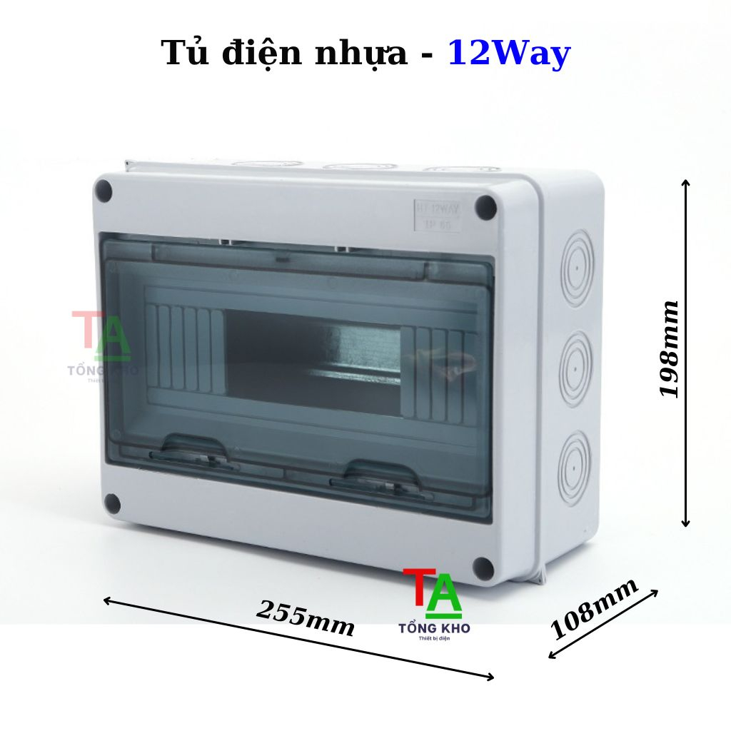 12way surface-mounted plastic electrical cabinet (water resistant ...