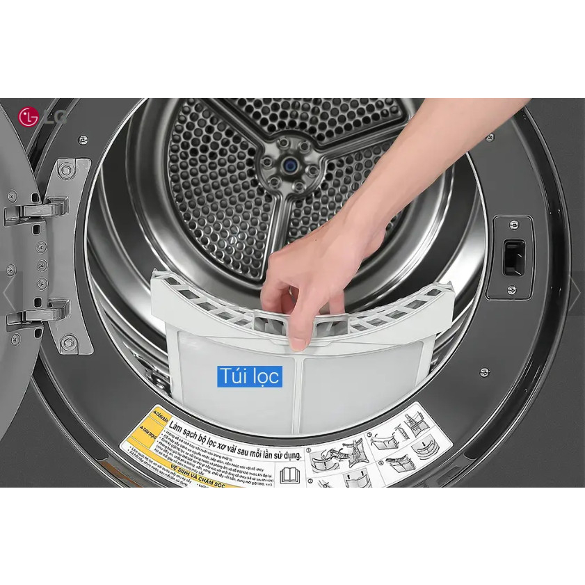 Lg DUAL HEATPUMP INVERTER DRYER DUST FILTER 9KG, 10.5KG – GENUINE ...