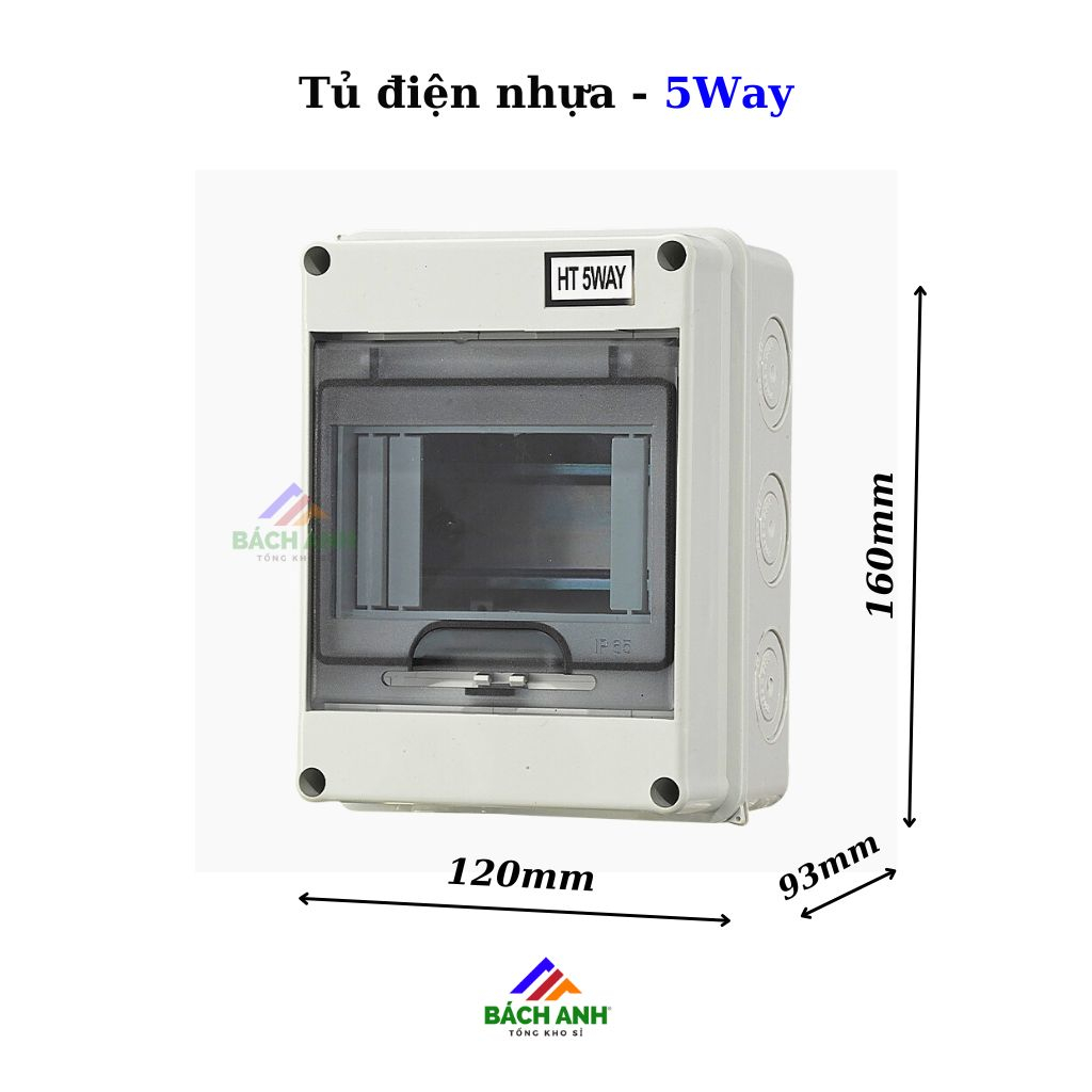 Way-5 plastic electrical cabinet (waterproof surface mounting) | Shopee ...