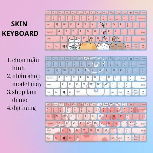 Laptop Key Stickers - Laptop keyboard Skin, Mechanical Keys - Keycaps ...
