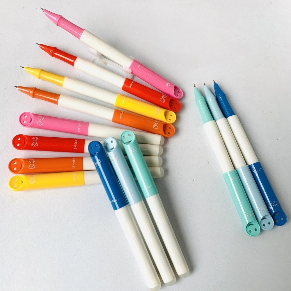 Smiley face erasable fountain pen 056, bamboo leaf sharpened nib for ...
