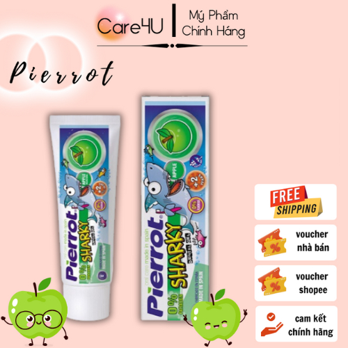 [Free 1 box of Care4u cotton swabs] Pierrot Sharky Calcium children's ...