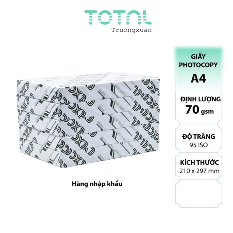 A4 Excel paper 70gsm - 5 reams | Shopee Malaysia