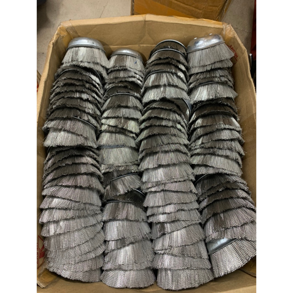 Stainless steel rust removal brush 100 (installed with handheld tea ...