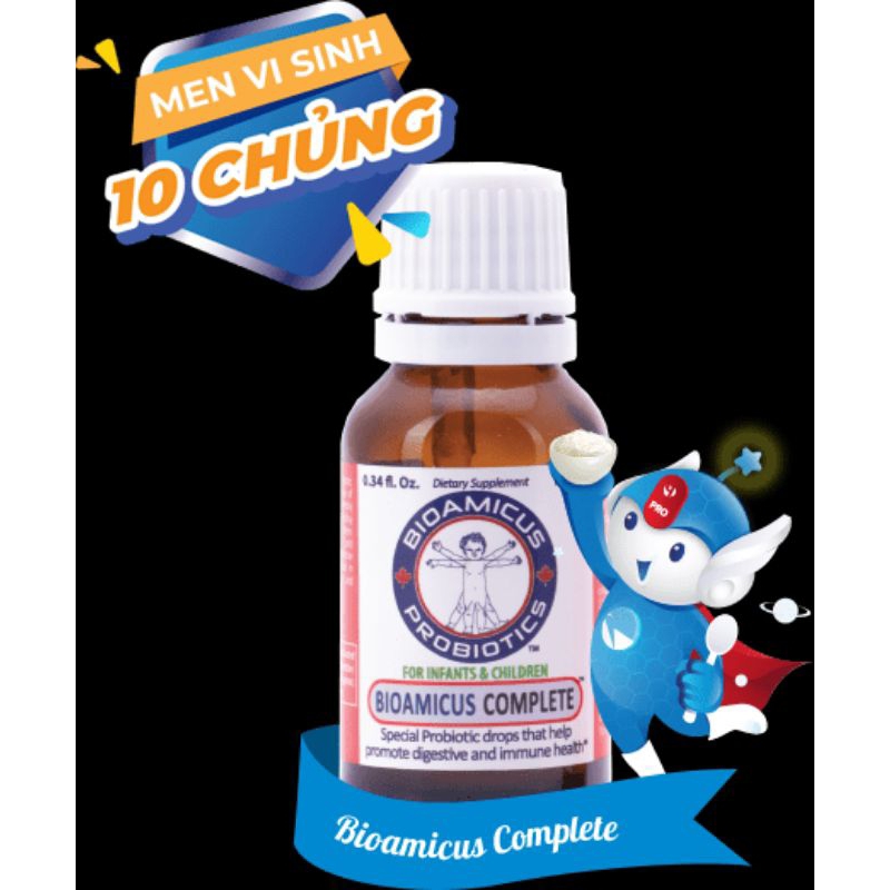 Bioamicus Complete 10-strain probiotic 10ml (From birth) | Shopee Malaysia