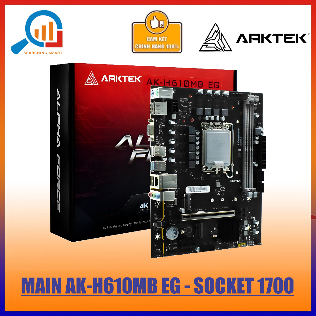 Arktek AK-H610MB EG Socket LGA 1700 / VGA / DDR4 motherboard - Genuine !!! | Shopee Malaysia