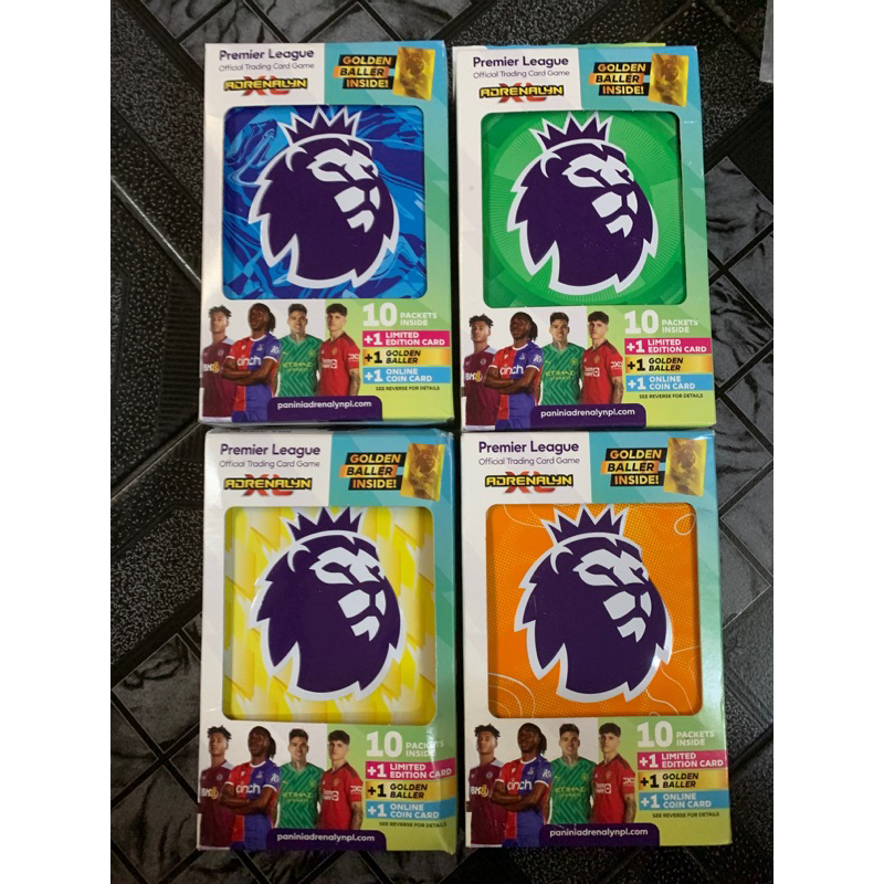 Mega TIN BOX PANINI PREMIER LEAGUE 23/24 PLAYER CARD (63 cards ...