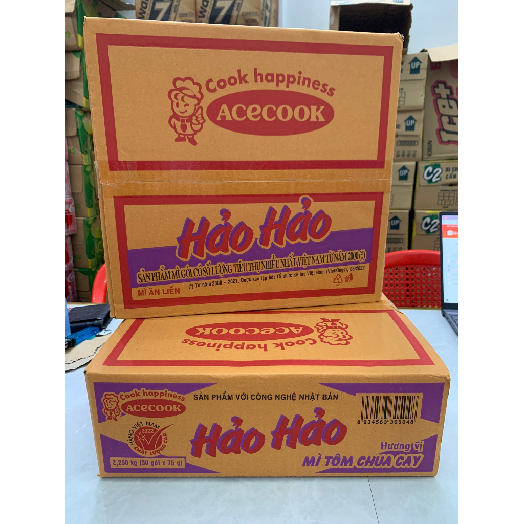 Hao Hao Hao Sour Instant Noodles / Fried Noodles 30 Packs x 75g | Shopee Malaysia