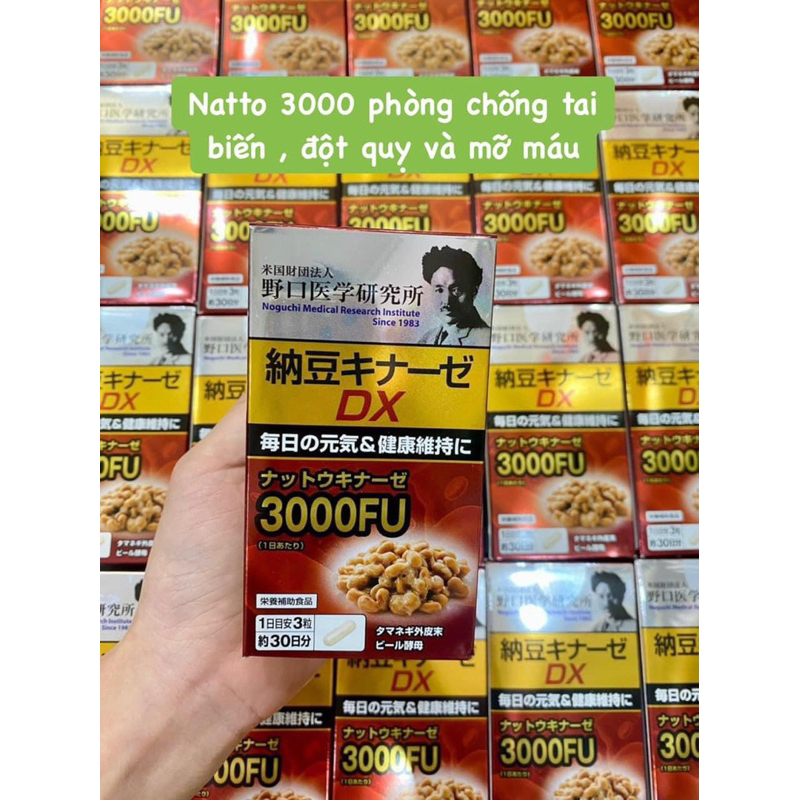 Natto Noguchi 3000FU DX Pills - 90 Japanese pills | Shopee Malaysia