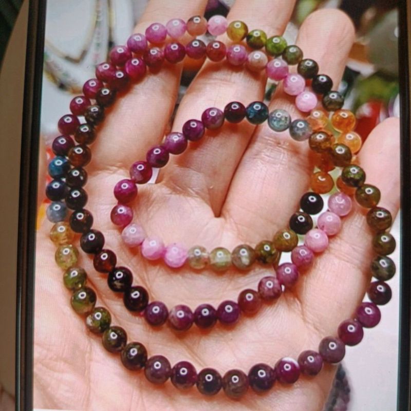 3-round hand-wrapped bead tour chain | Shopee Malaysia