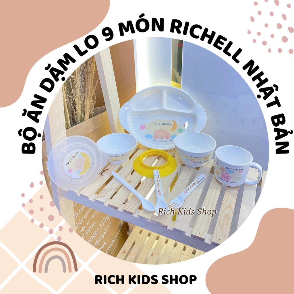 [ Genuine ] Weaning set 9 Piece LO by Richell Japan | Shopee Malaysia
