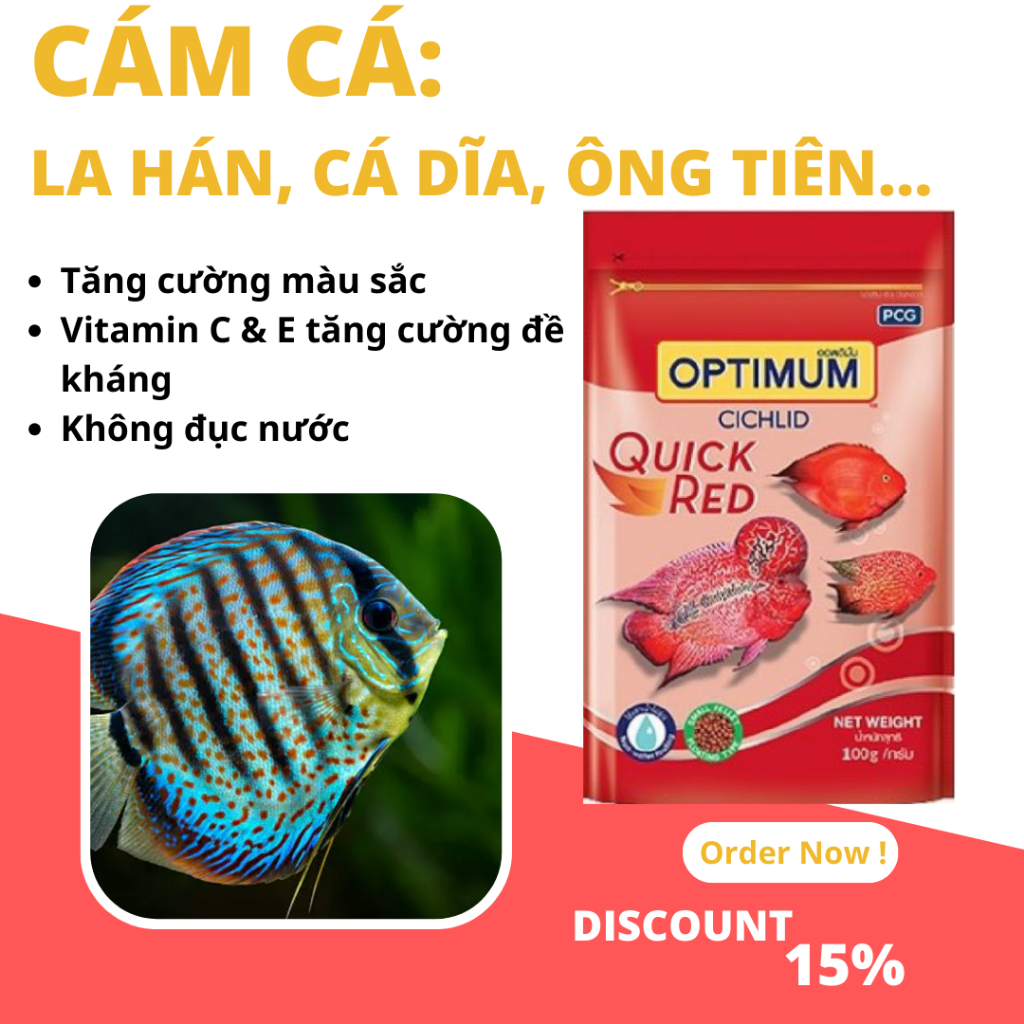 [Thailand Product] Bran food for discus fish, arhat fish, old manfish ...