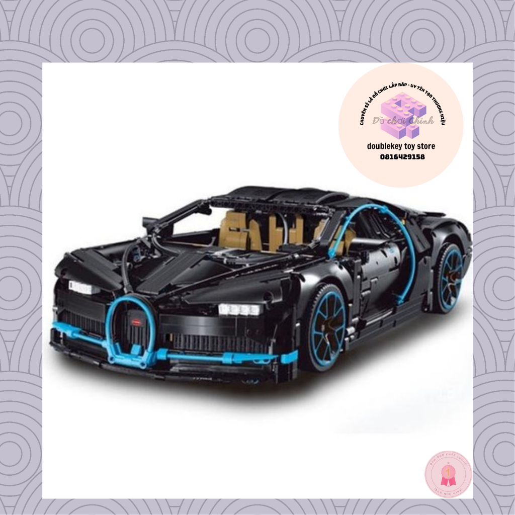 Limited edition Bugatti Chiron racing car assembly toy, super sports ...
