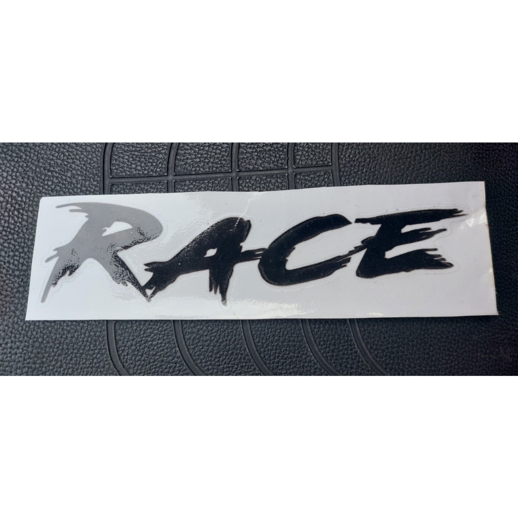 Very Beautiful Black RACE Letter Sticker Team | Shopee Malaysia