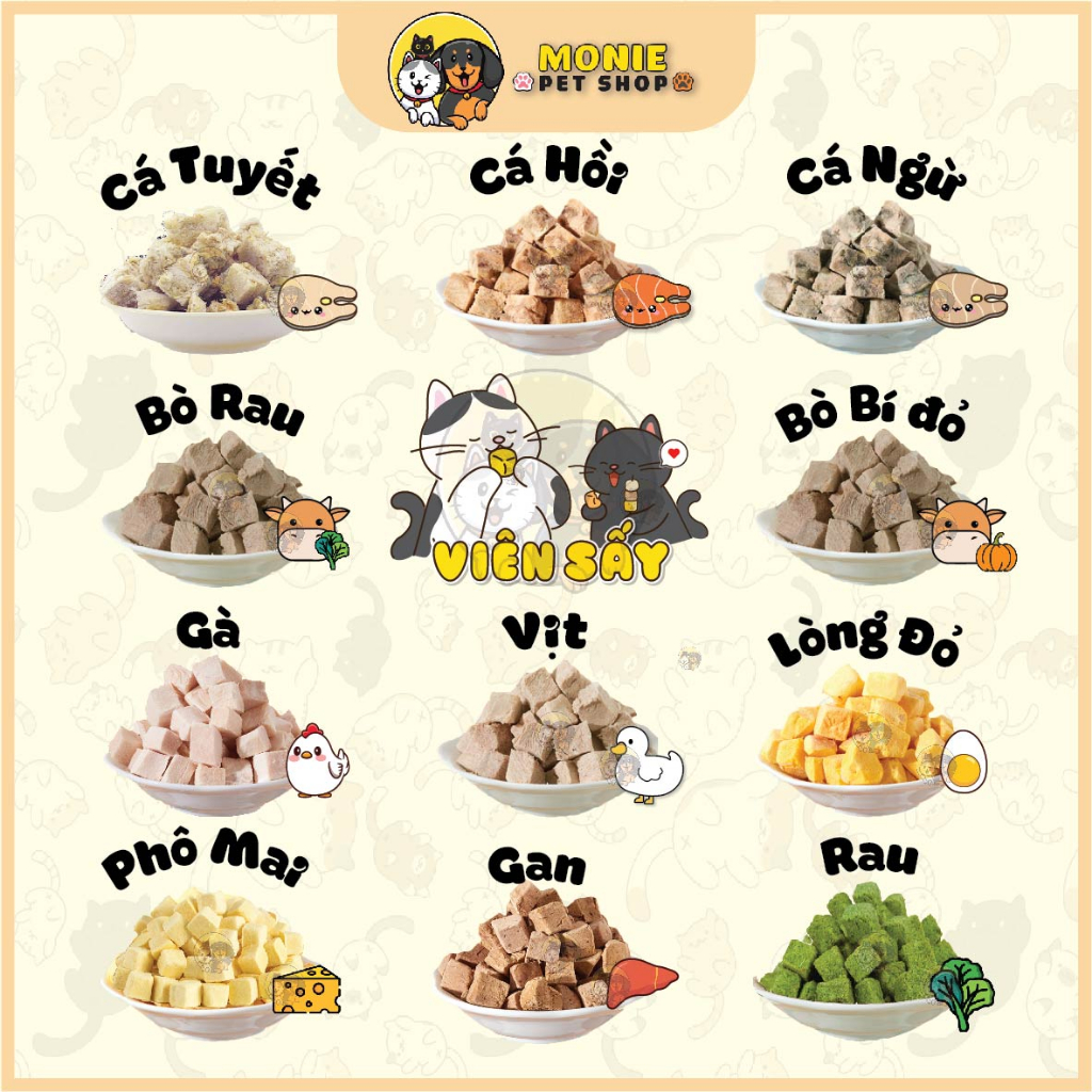 [Quick] Trial dried pellets for dogs and cats, chicken, duck, yolk ...