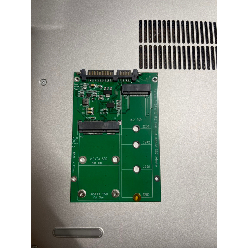 Msata or m2 sata to sata 3 pin conversion card | Shopee Malaysia