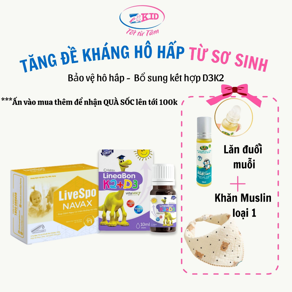 Livespo Navax - saline probiotic spore ear/nose/throat drops - D3K2 ...