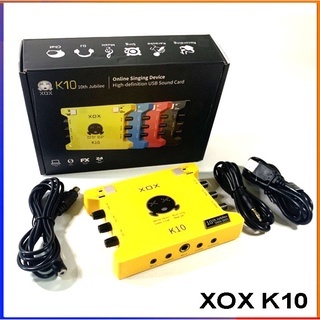 (Wholesale&retail) Sound card XOX K10 special edition English 2020 (new ...
