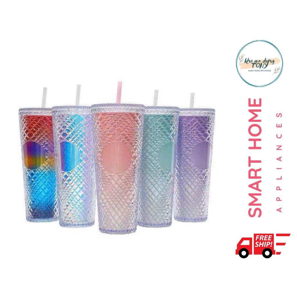 Diamond CUP 710ml EXTREMELY BEAUTIFUL NEW MODEL - Real Photos - 2 Layers of High Quality PP ...