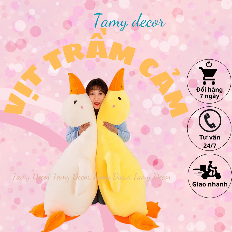 Tamy Decor Tired Duck Teddy Bear 2 Colors White And Yellow Full Size ...