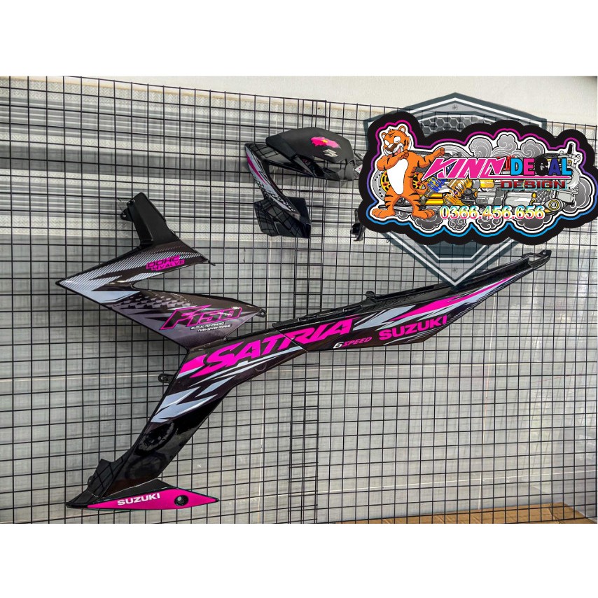 Satria Removable Stamp, hot new model, black, pink, gray, white ...