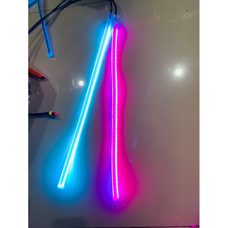 Led eyelids installed with demi turn signals to chase cars and ...