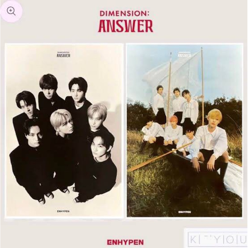 Genuine DIMENSION:ANSWER-ENHYPEN ALBUM POSTER | Shopee Malaysia