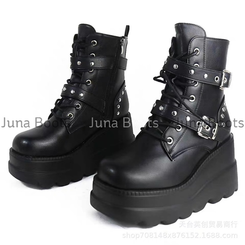 Marrtin y2k Boots with personalized bread sole and stones - Bread Boots ...