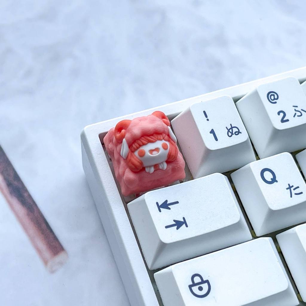 Artisan Keycap - Cute handmade resin Mechanical Keyboard Button ...
