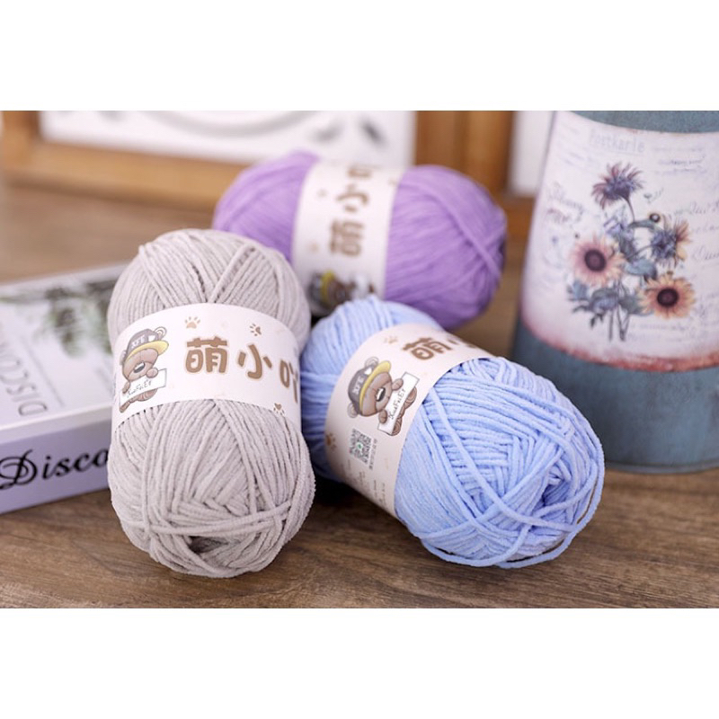 Baby velvet wool (2.5mm milk cotton) | Shopee Malaysia