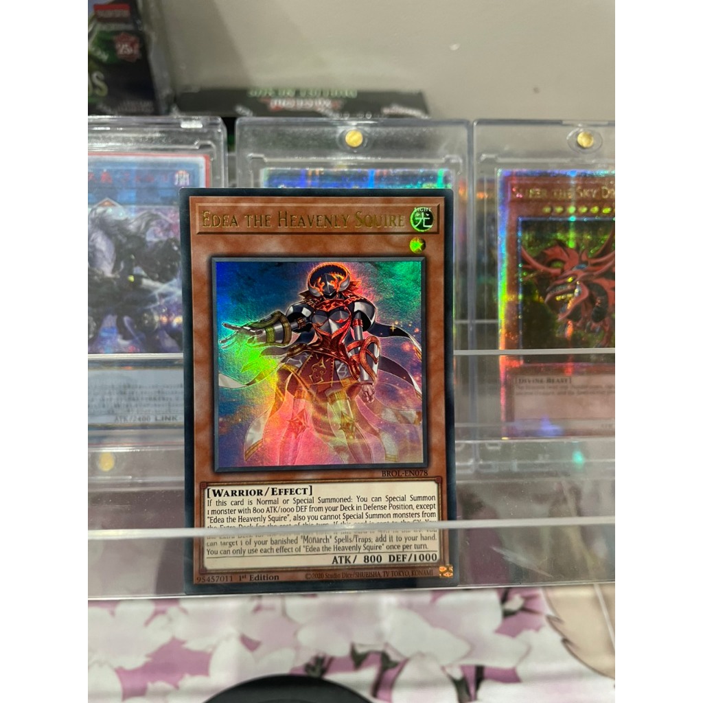 Edea the Heavenly Squire Card - BROL-EN078 - Ultra Rare 1st Edition ...
