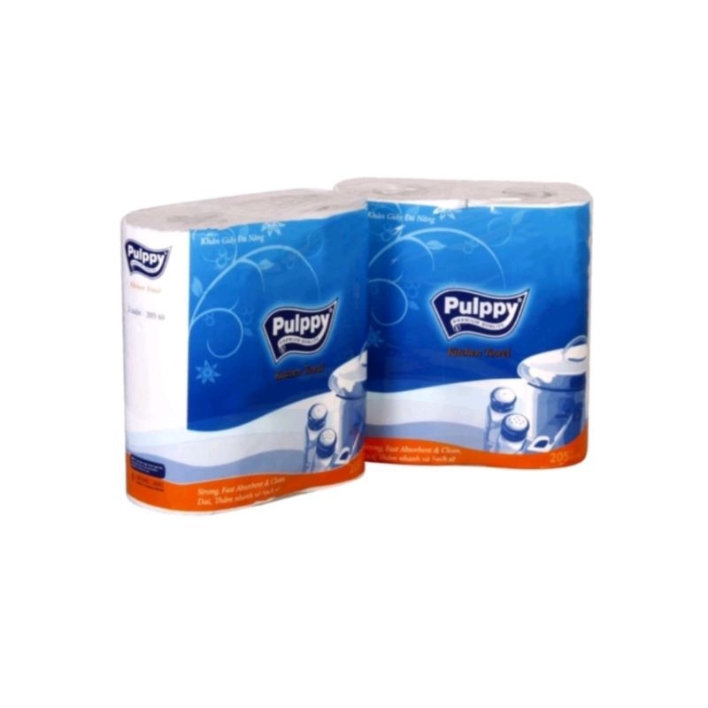 Pulppy 2-ply kitchen tissue × 2 rolls | Shopee Malaysia