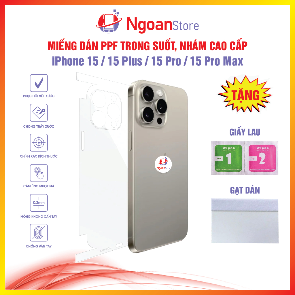 PPF sticker for iPhone 15 Pro Max 15 Plus 15 Pro 15 anti-fingerprint ...