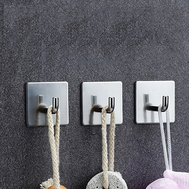 Sus 304 Square Wall Hook, Super Durable, Multi-Purpose Hanging Hook for ...