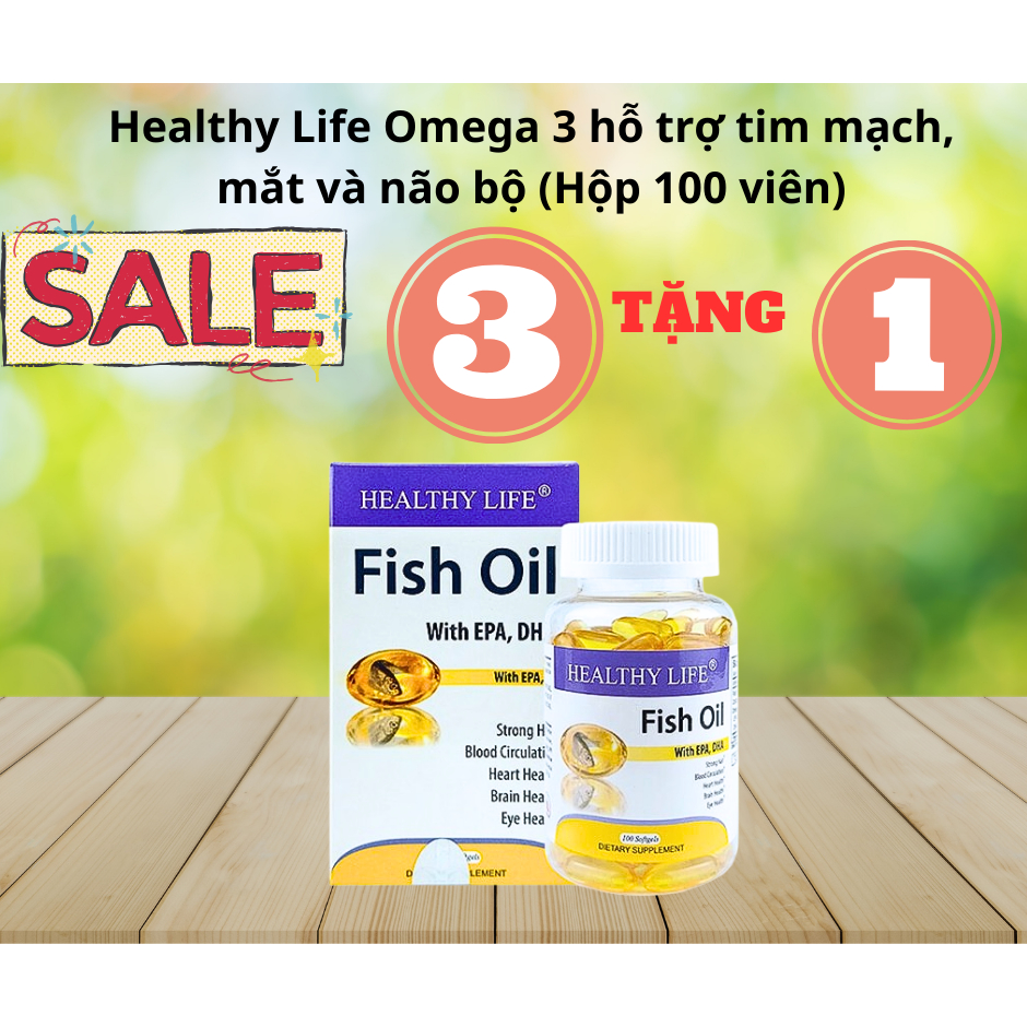 Healthy Life Omega 3 (Box Of 100 Tablets) | Shopee Malaysia