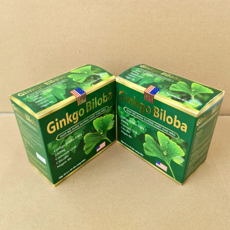 [Genuine] Ginkgo Biloba 240mg nourishes the brain, enhances cerebral ...