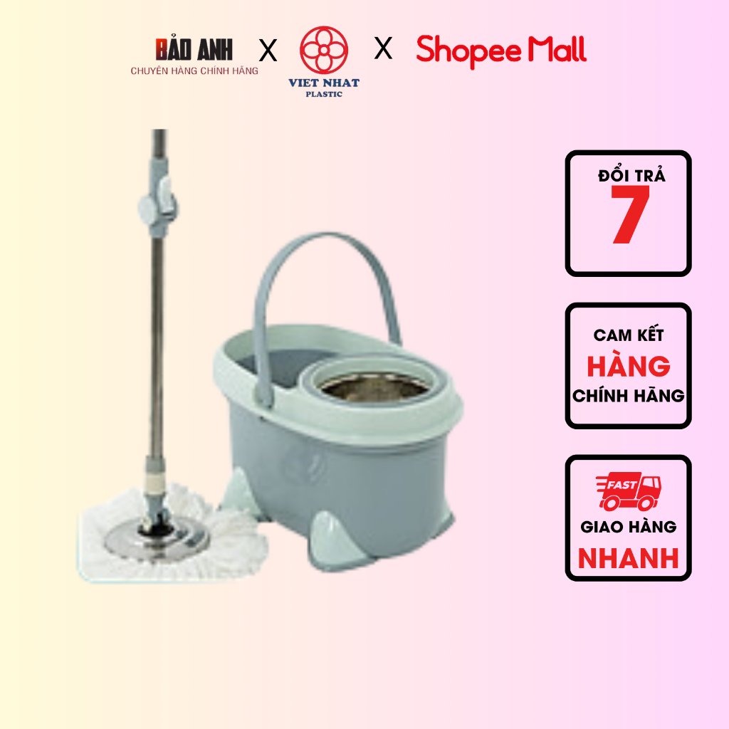 Mop Set premium Mop Set comes with 2 Mop pads - genuine Viet Nhat ...