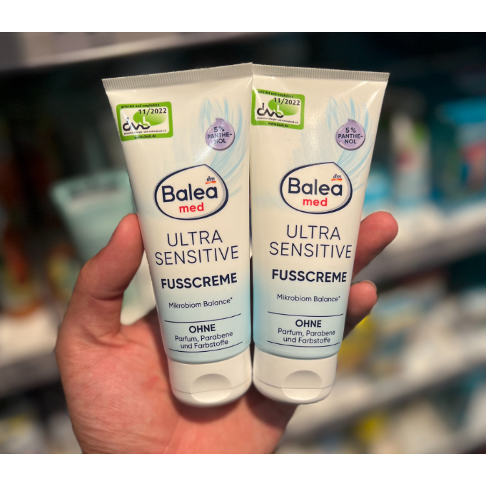 [Balea Med] Super Sensitive Foot Cream (Germany Domestic) 100ml - Balea ...