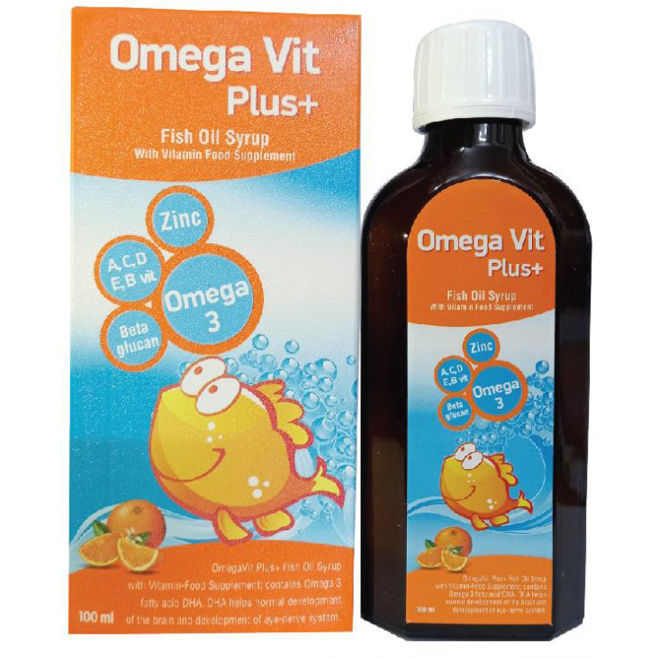 Omega Vit Plus+ syrup enhances resistance, good for brain and eyes ...