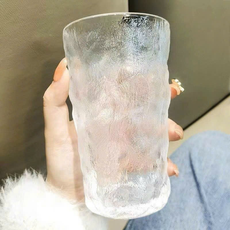 Large Wavy Glass Cup (380ml) | Shopee Malaysia