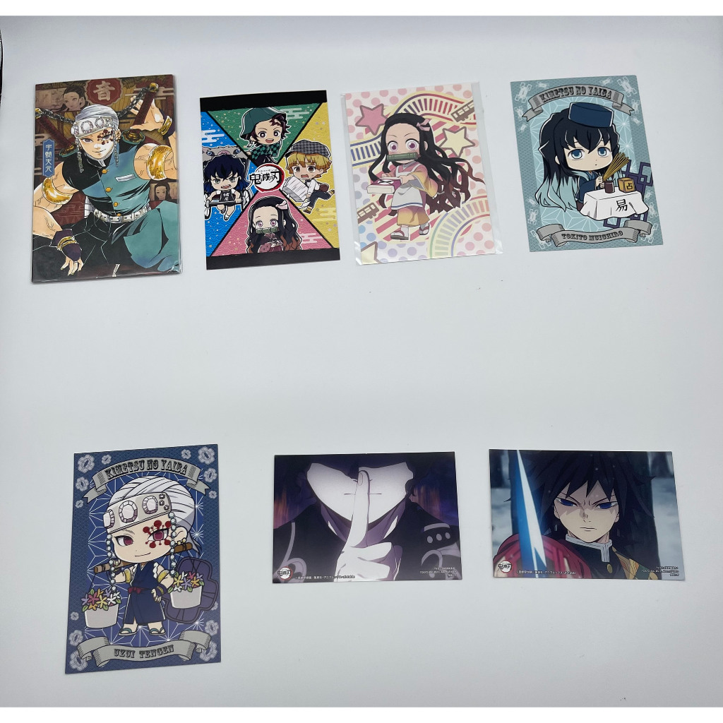 Kimetsu no Yaiba themed paper Postcard photo, KNY no. 01, Genuine ...