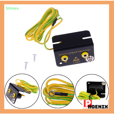 2-hole anti-static wire socket, yellow, provides common connection ...