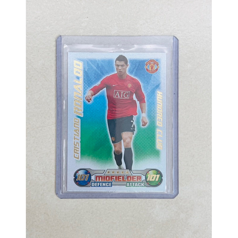 Hobby Store Match Attax Soccer Player Card Cristiano Ronaldo (CR7) Hundred Club version (Club ...