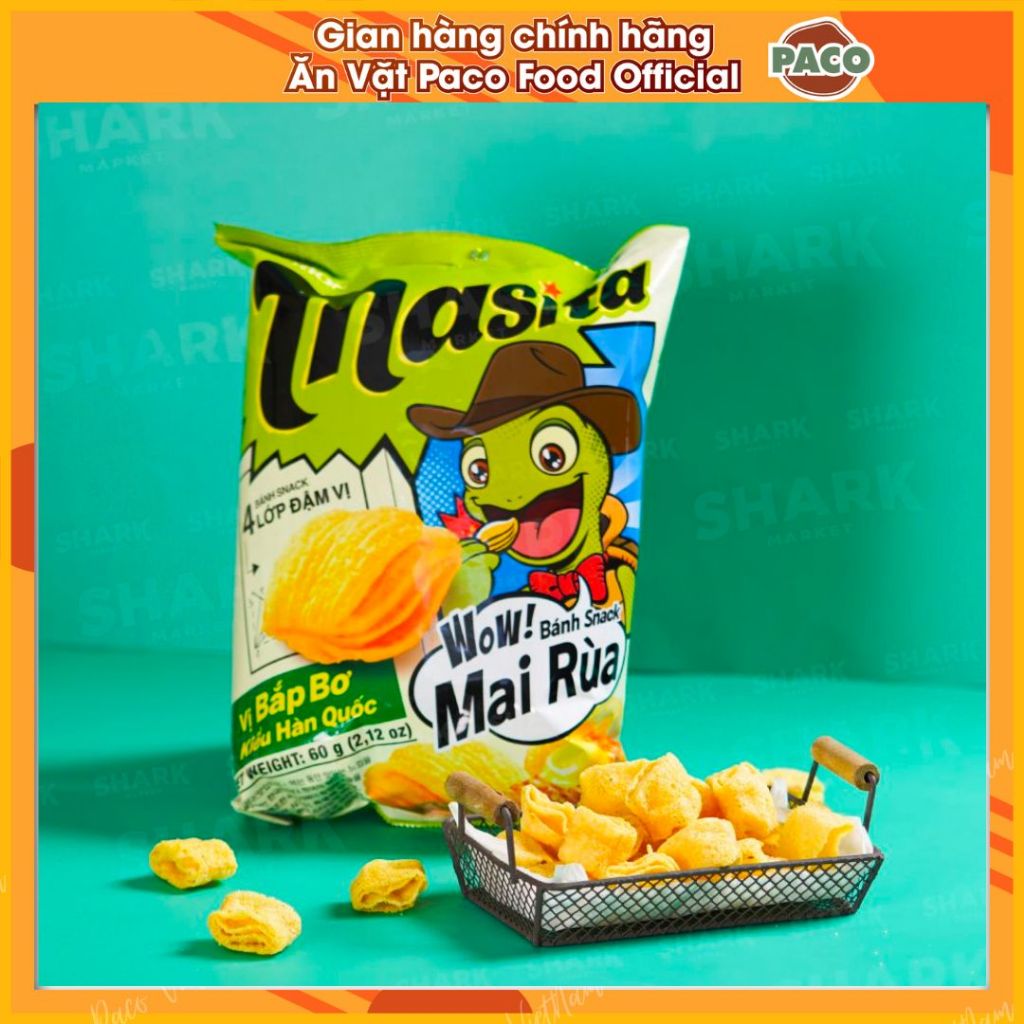 Orion's 4-layer turtle shell Snack BOLD FLAVOR Masita Korean butter ...