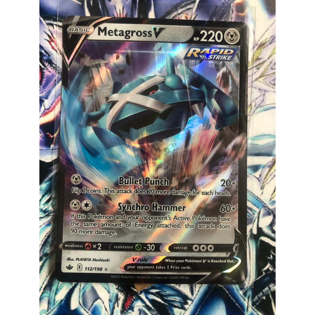 Pokemon Cards - TCG - Metagross V / 112 / 198 | Shopee Malaysia